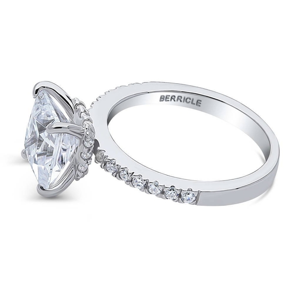 Berricle | Jewelry | Nwt Berricle Engagement Ring 3ct Ct Center Stone ...